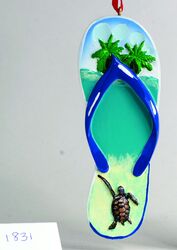 Sea Turtle Flip Flop | Perky Pelican Christmas Shoppe